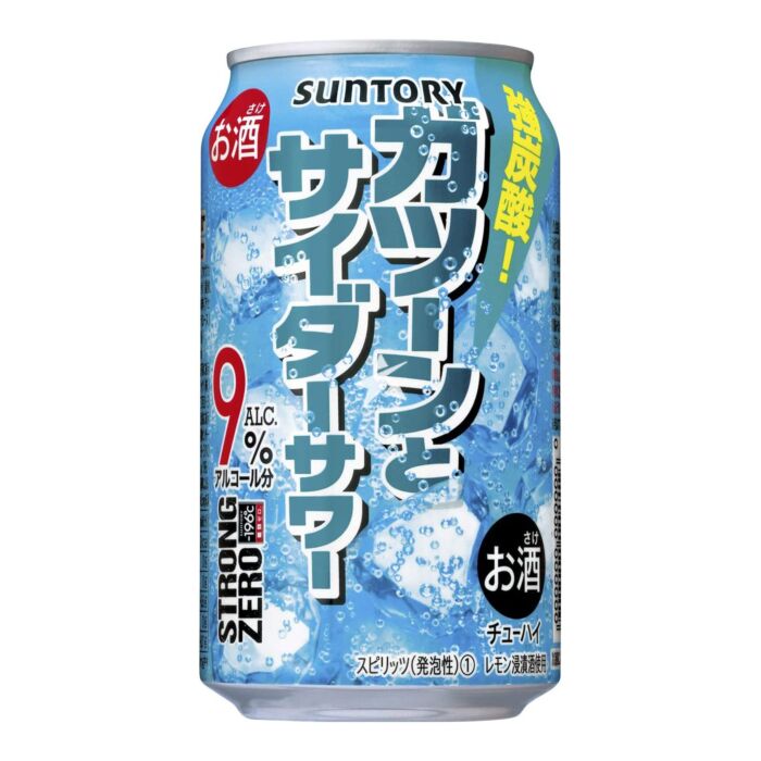 Buy Suntory -196℃ Strong Zero Sugar Free Sparkling Cider Bomb Flavour 350ml 9% Alc./Vol ...