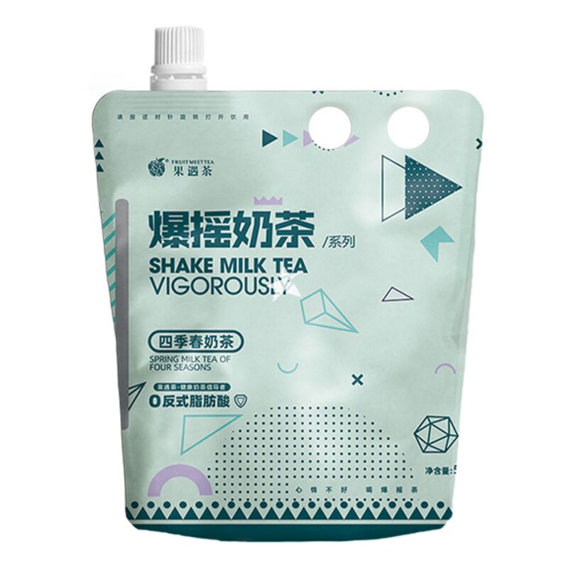 Buy Fruit Meet Tea Shake Milk Tea Vigorously Spring Milk Tea of Four ...
