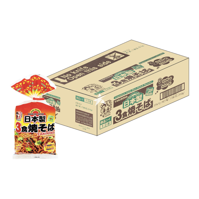Buy Itsuki Kaigaiyo Shoku Yakisoba (with Sauce) 3pc 510g (Box of 12 ... Buy Itsuki Kaigaiyo Shoku Yakisoba (with Sauce) 3pc 510g (Box of 12 ...